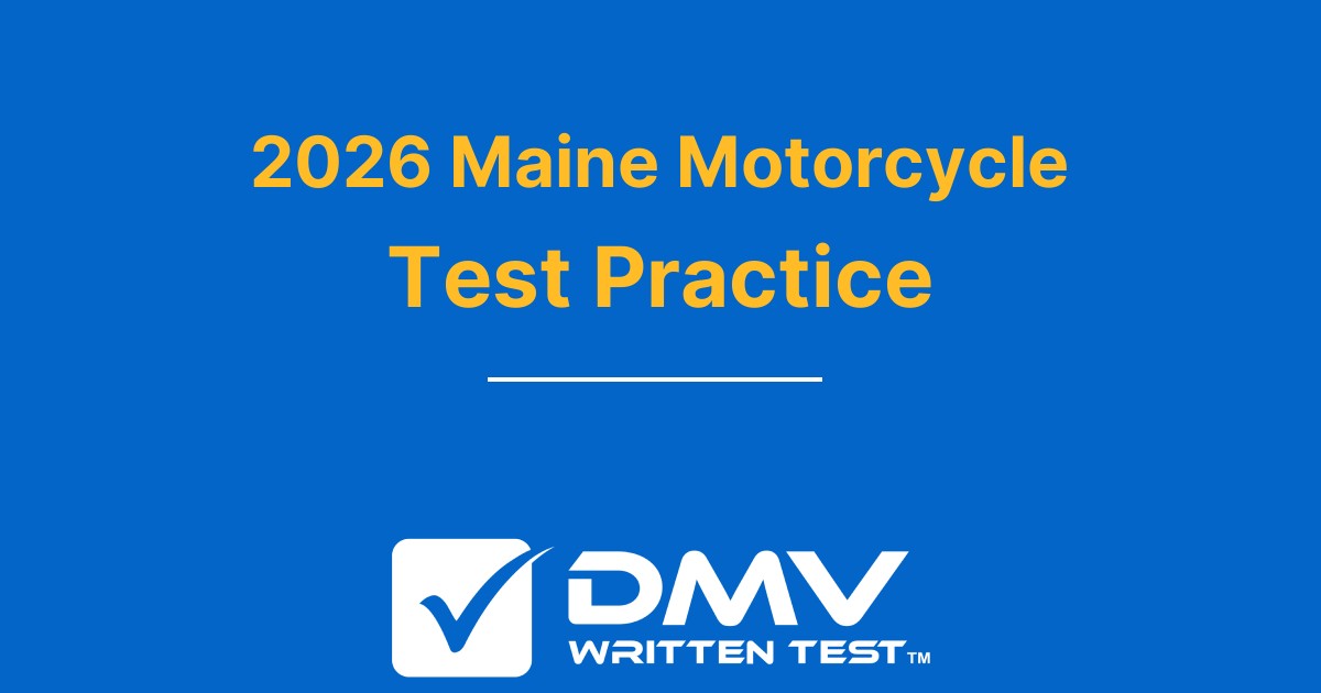 DMV Written Test 2025 - Maine DMV Motorcycle Practice Test - Real DMV ...
