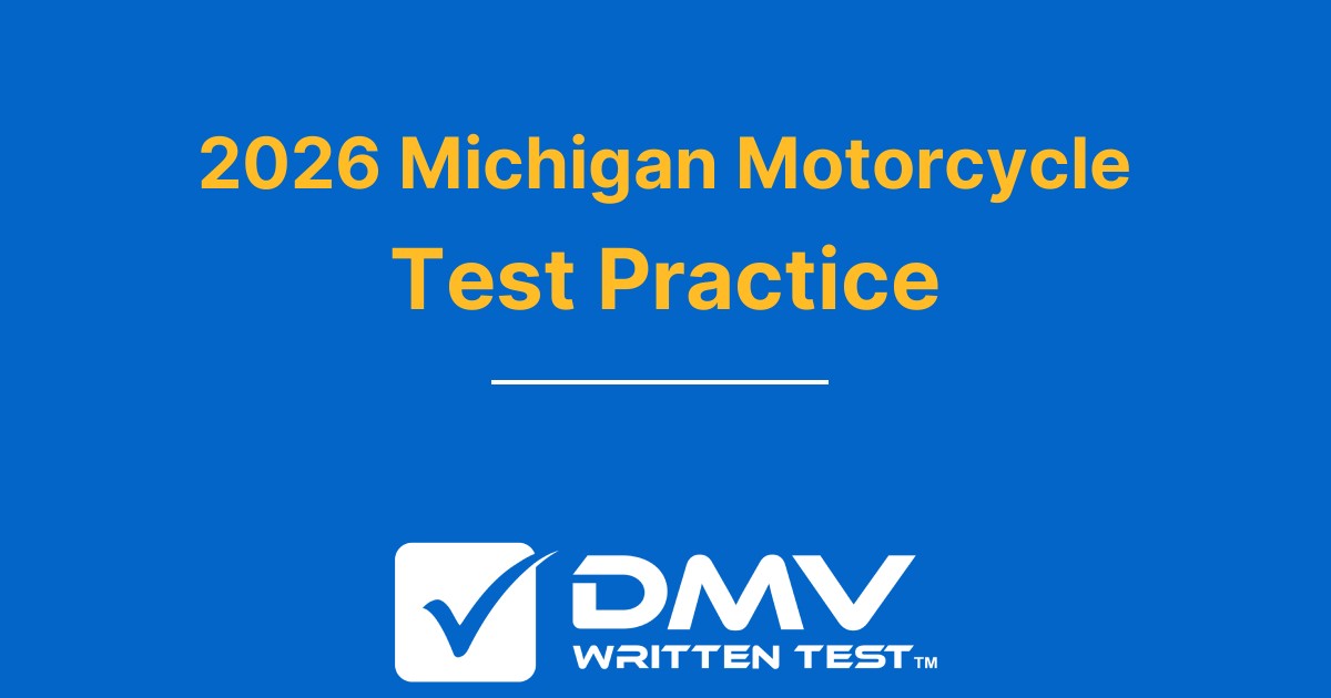 DMV Written Test 2026 - Michigan DMV Motorcycle Practice Test - Real ...
